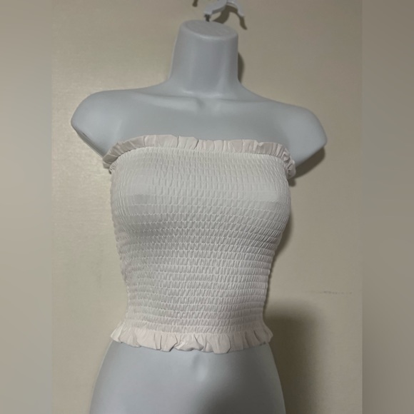 H&M | Tops | Nwt Hm Smocked Tube Top | Poshmark